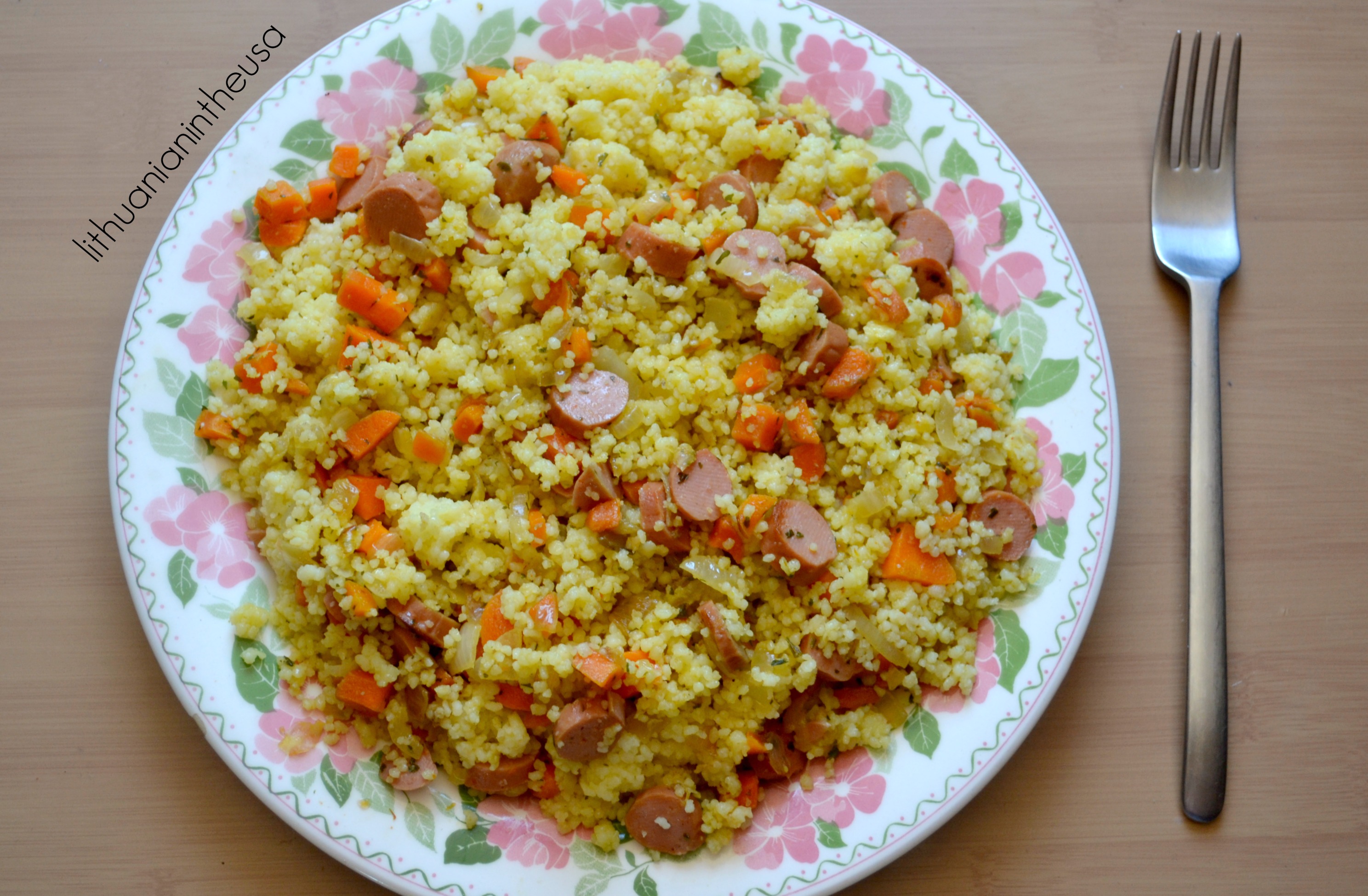 Couscous with Sausages / Kuskusas su dešrelėmis – Lithuanian in the USA