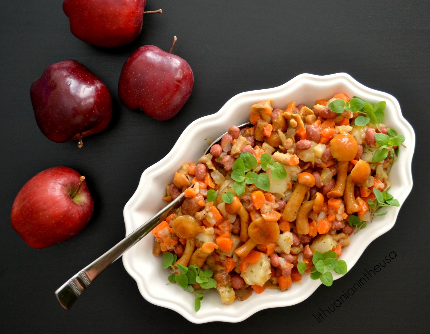 Marinated Mushroom Salad / Marinuotų grybų mišrainė – Lithuanian in the USA