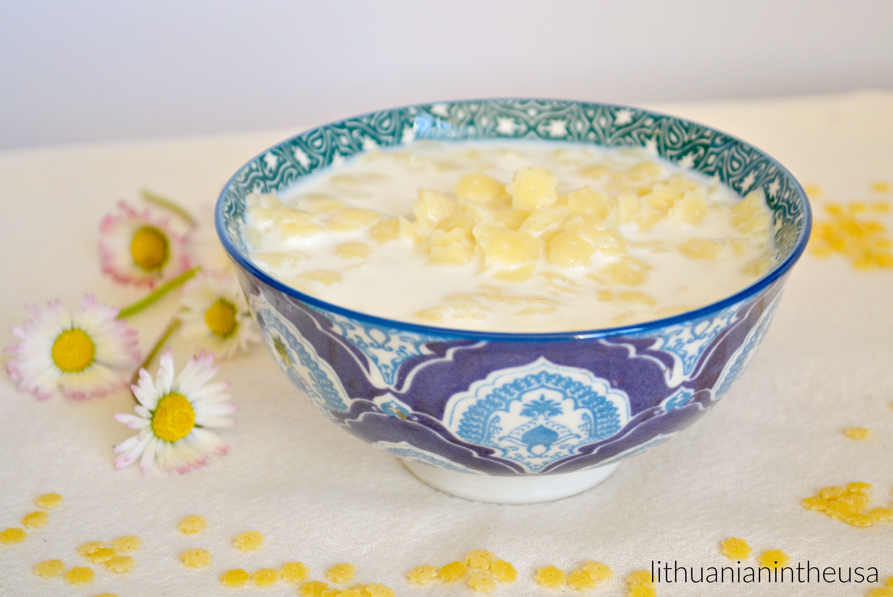 Milk Soup with Star Pasta / Pieniška žvaigdučių sriuba – Lithuanian in ...