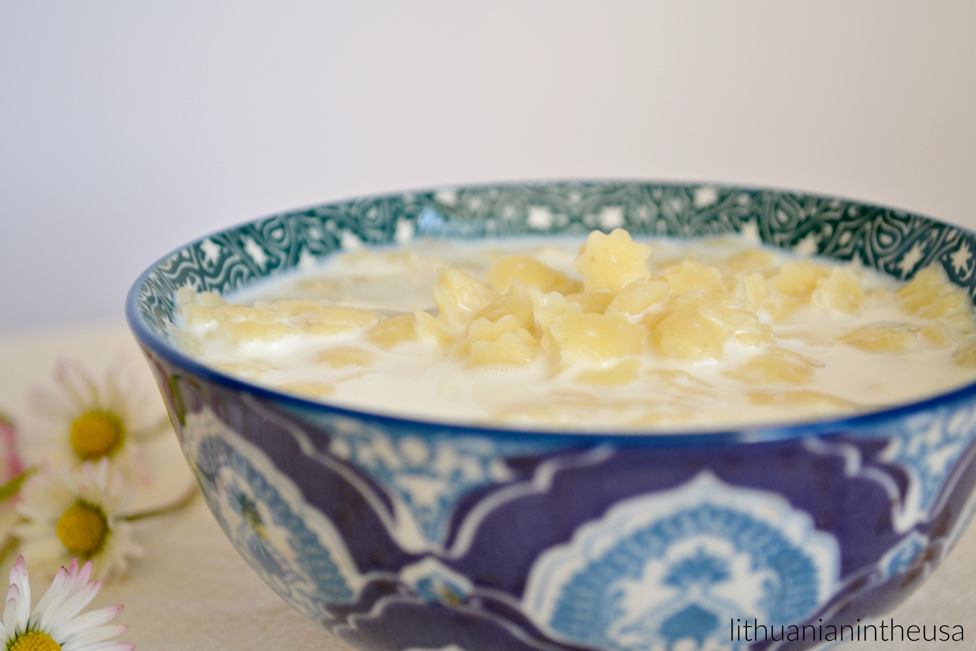 Milk Soup with Star Pasta / Pieniška žvaigdučių sriuba – Lithuanian in ...