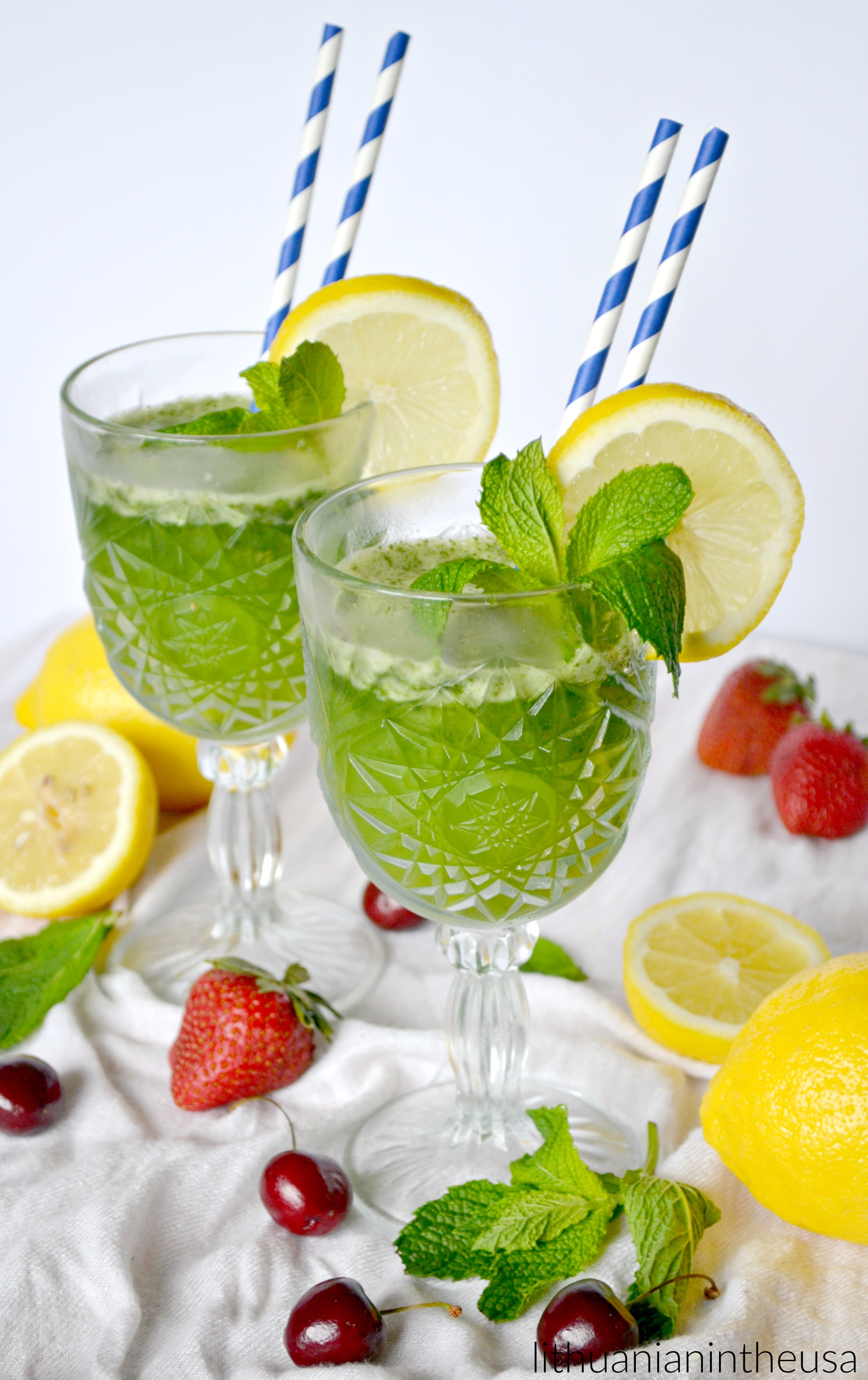 Limonana – Frozen Mint Lemonade / Limonana – šaltas mėtų limonadas ...