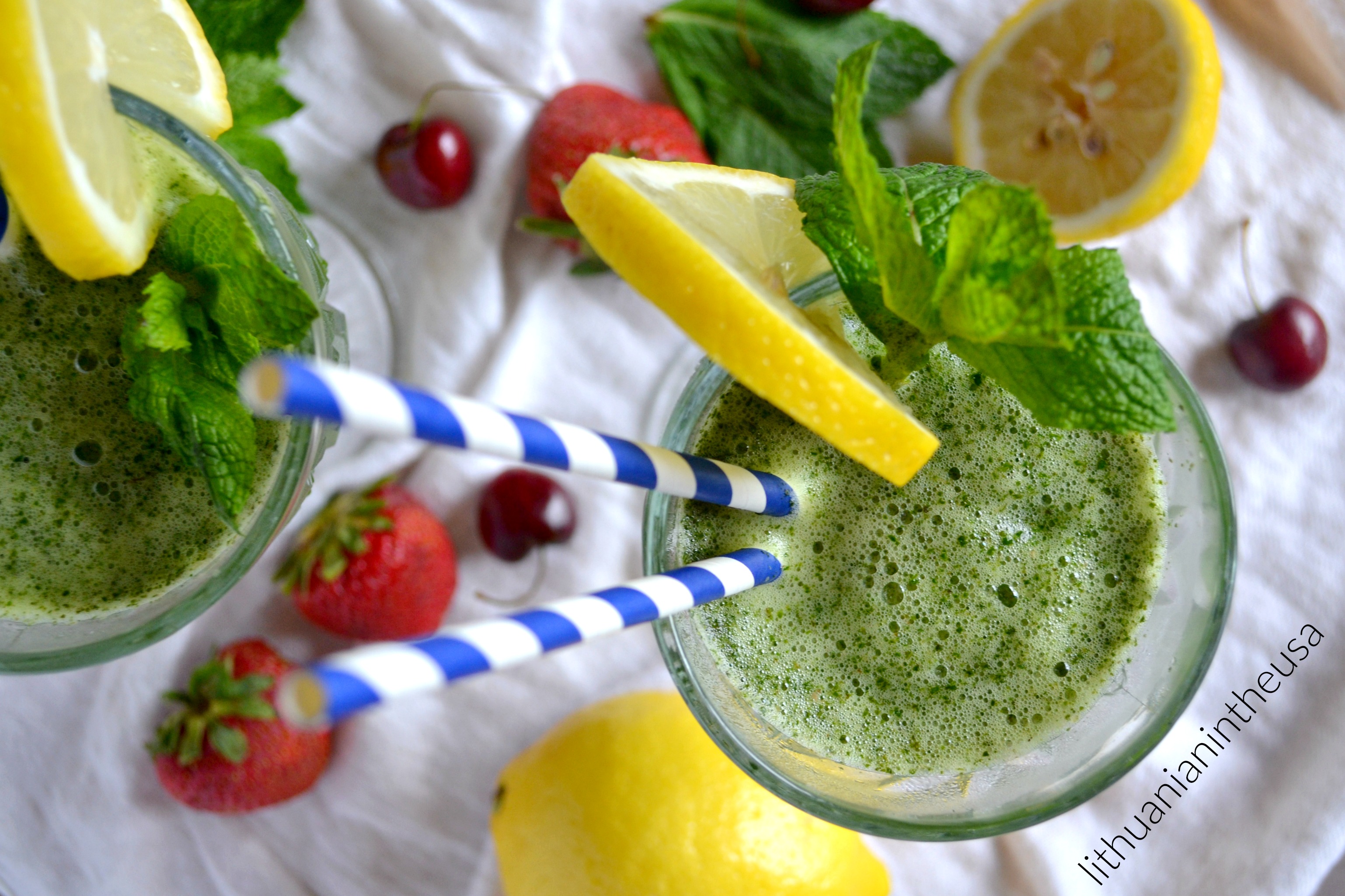 Limonana – Frozen Mint Lemonade / Limonana – šaltas mėtų limonadas ...