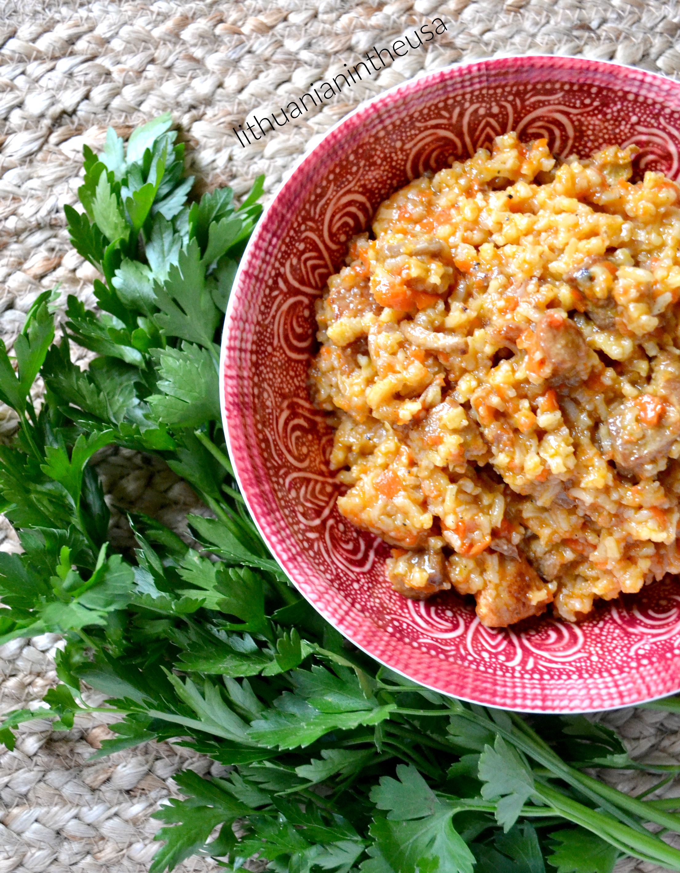 Pork Pilaf / Kiaulienos Plovas – Lithuanian in the USA