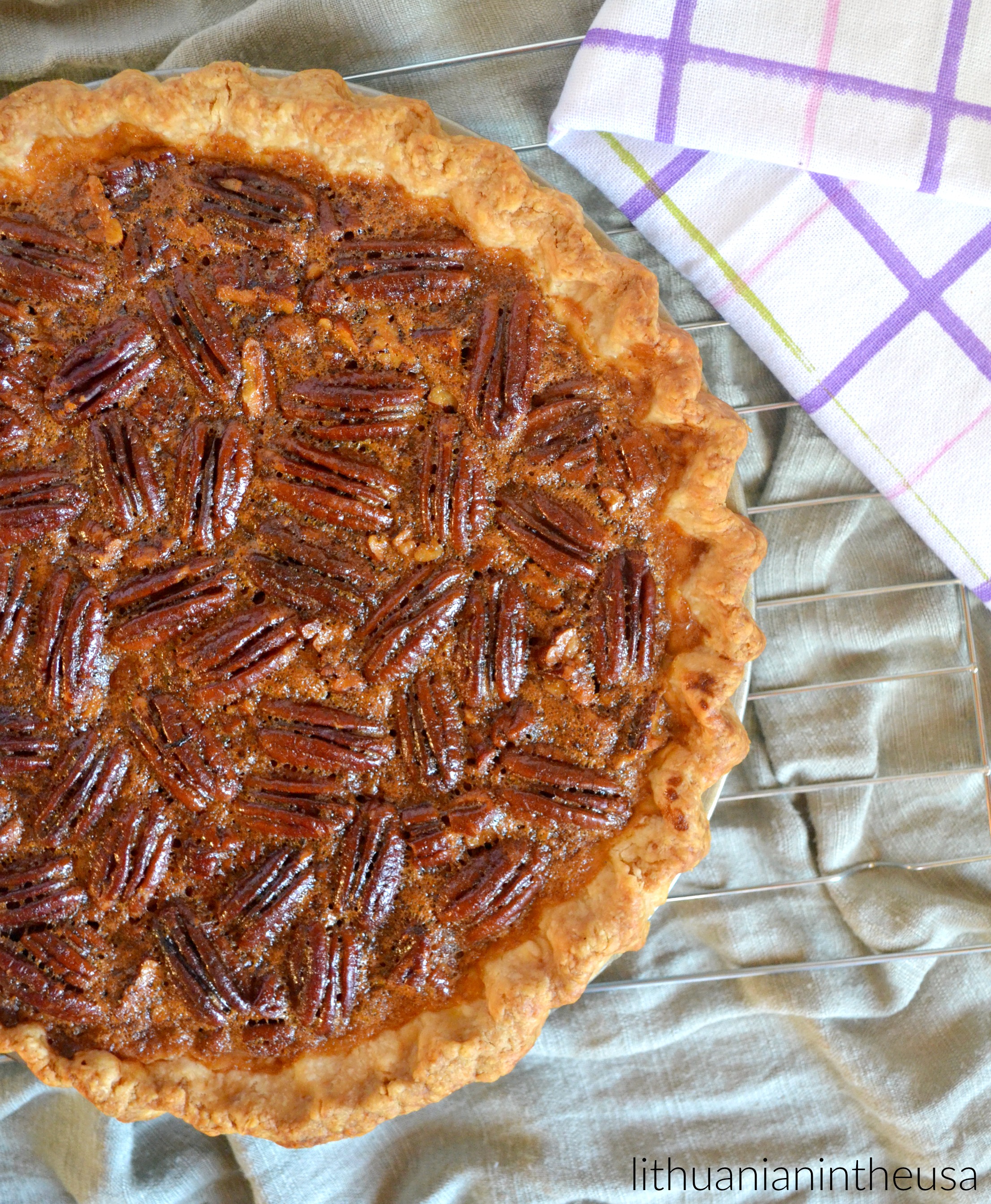 American Pecan Pie/Amerikietiškas pekano riešutų pyragas – Lithuanian ...