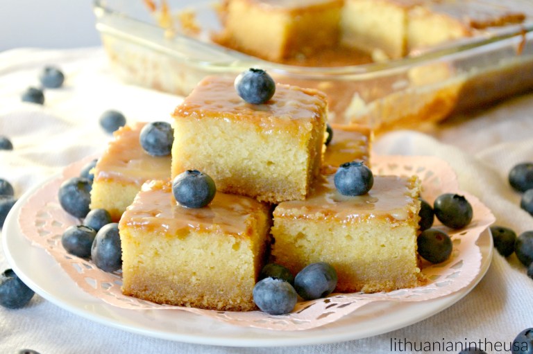 Condensed Milk Cake / Kondensuoto pieno pyragas – Lithuanian in the USA