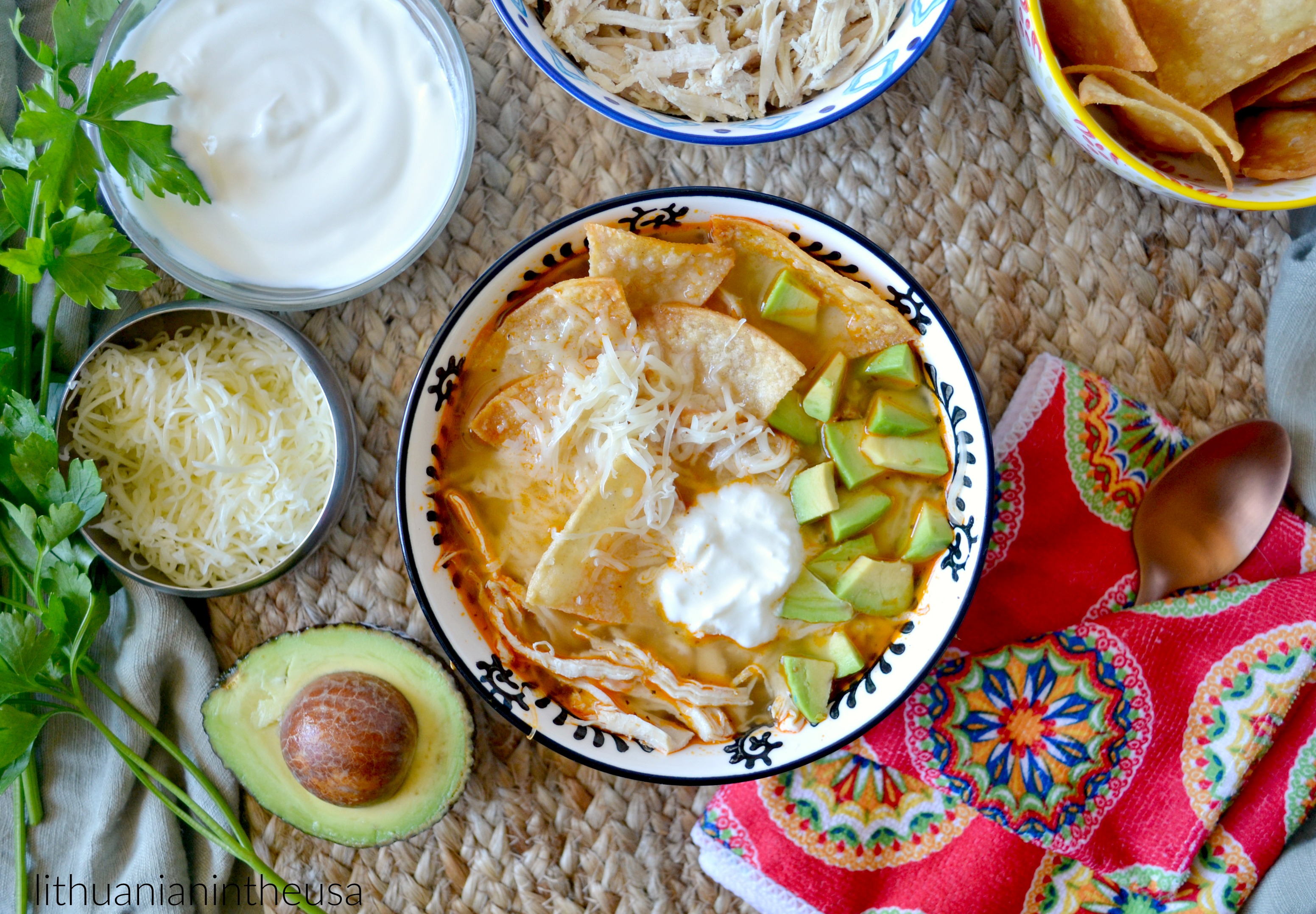 Easy Mexican Chicken Soup / Lengvai paruošiama meksikietiška vištienos ...
