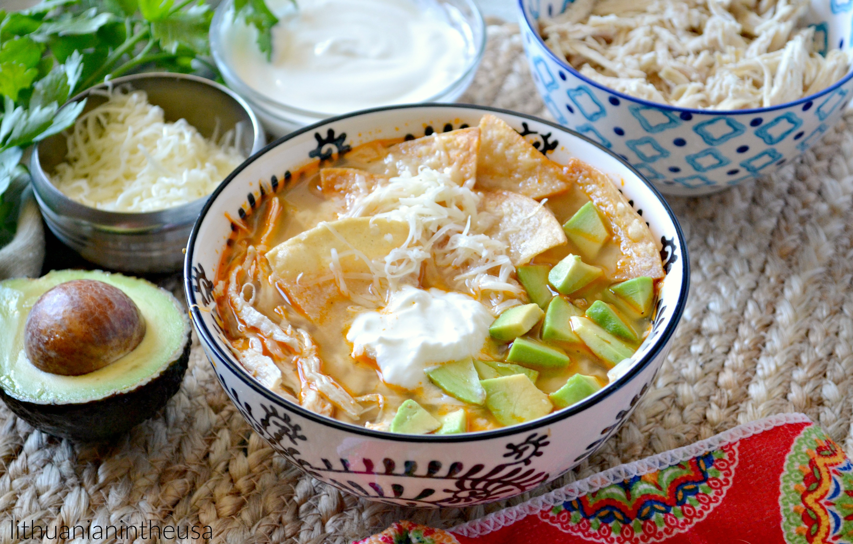 Easy Mexican Chicken Soup / Lengvai paruošiama meksikietiška vištienos ...