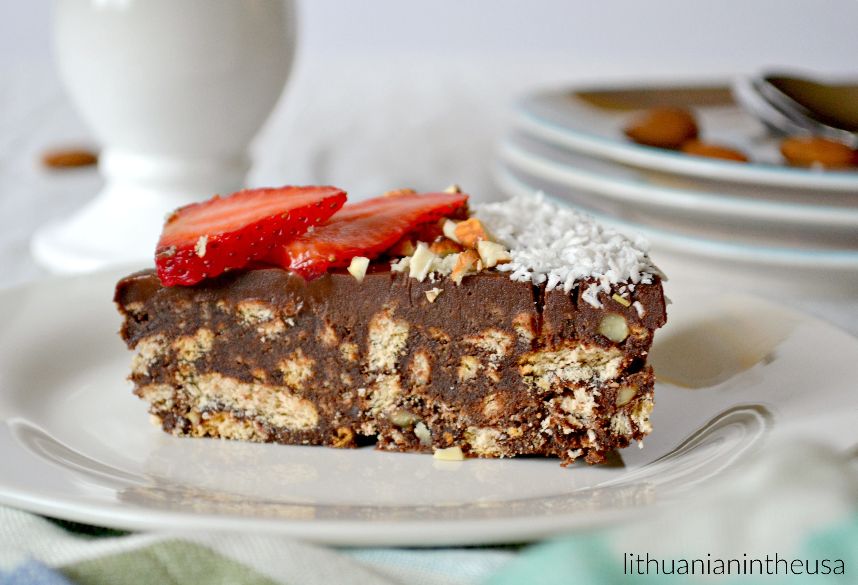 Very Delicious Chocolate Biscuit Cake / Labai skanus šokoladinis ...