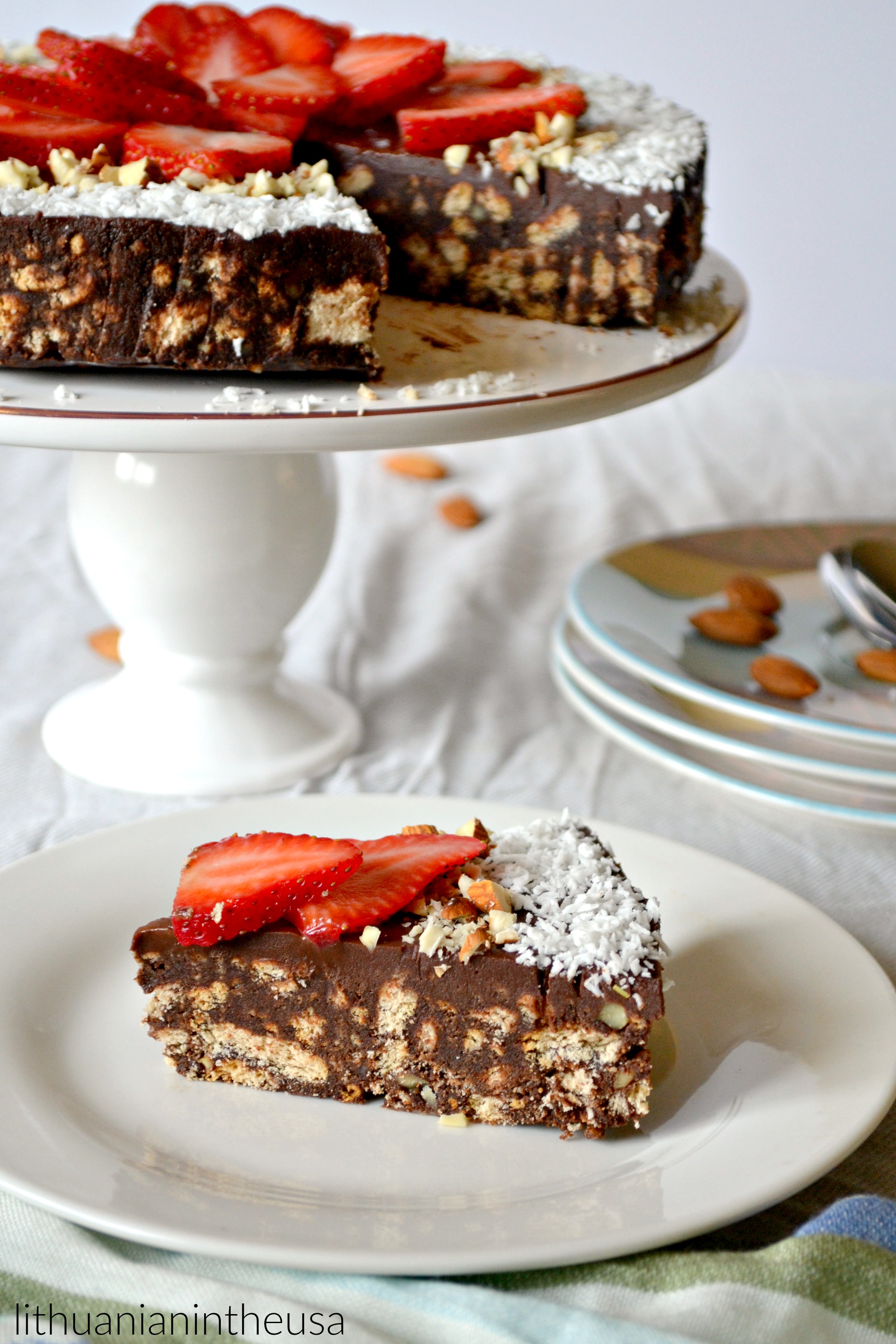 Very Delicious Chocolate Biscuit Cake / Labai skanus šokoladinis ...