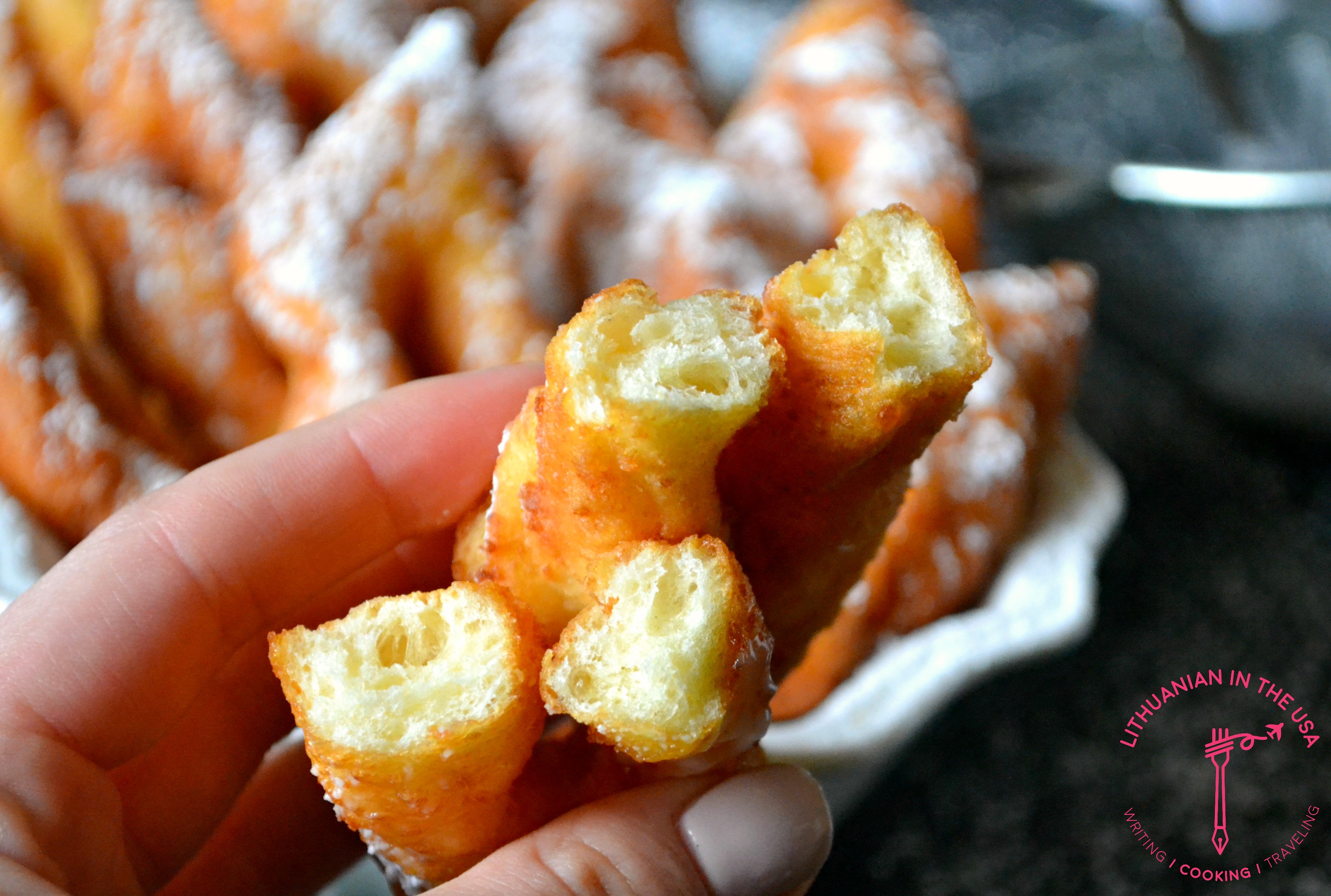 Lithuanian Farmer Cheese Fried Pastry Strips / Varškės žagarėliai ...