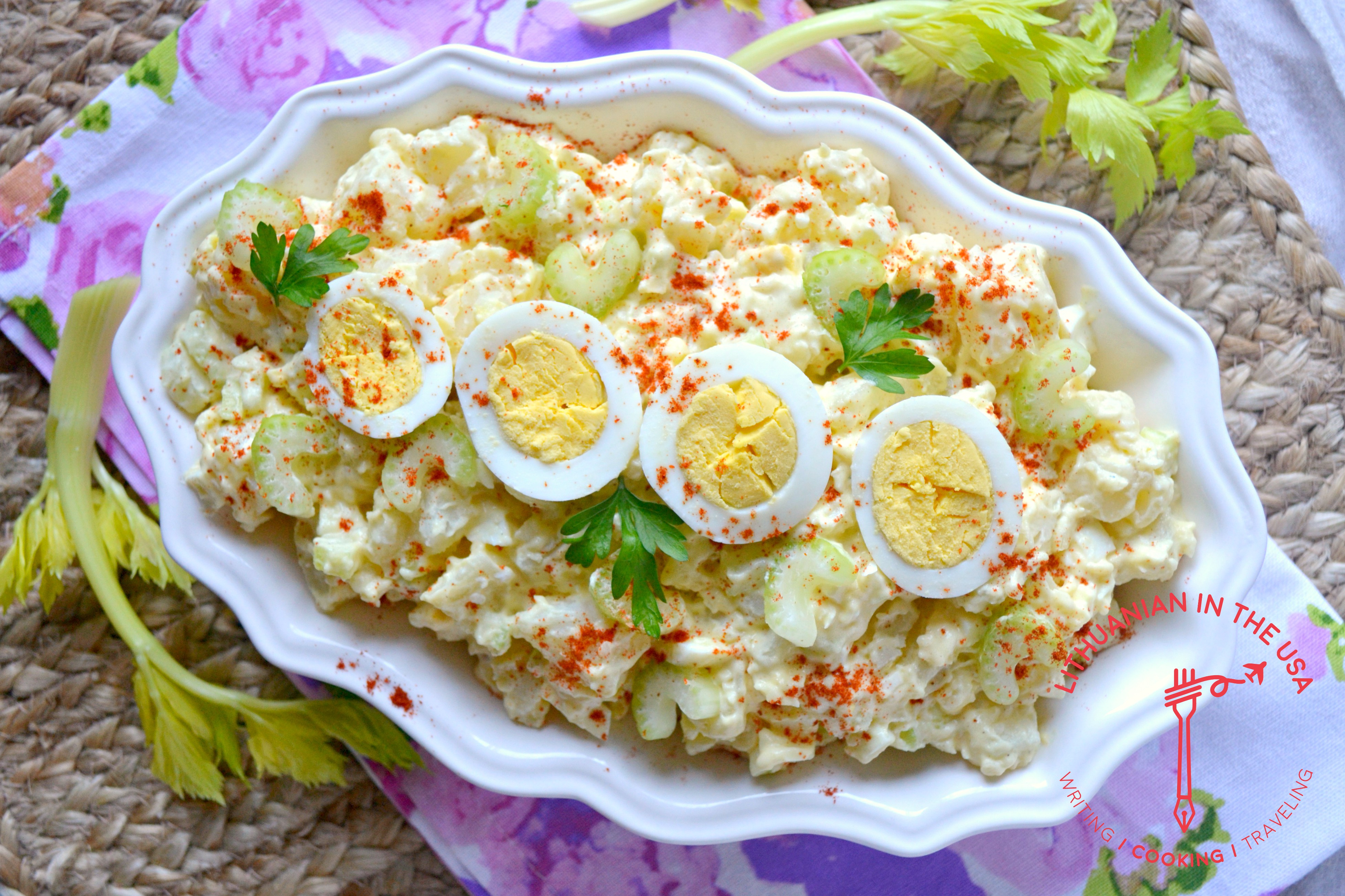Classic Potato Salad / Klasikinės amerikietiškos bulvių salotos ...