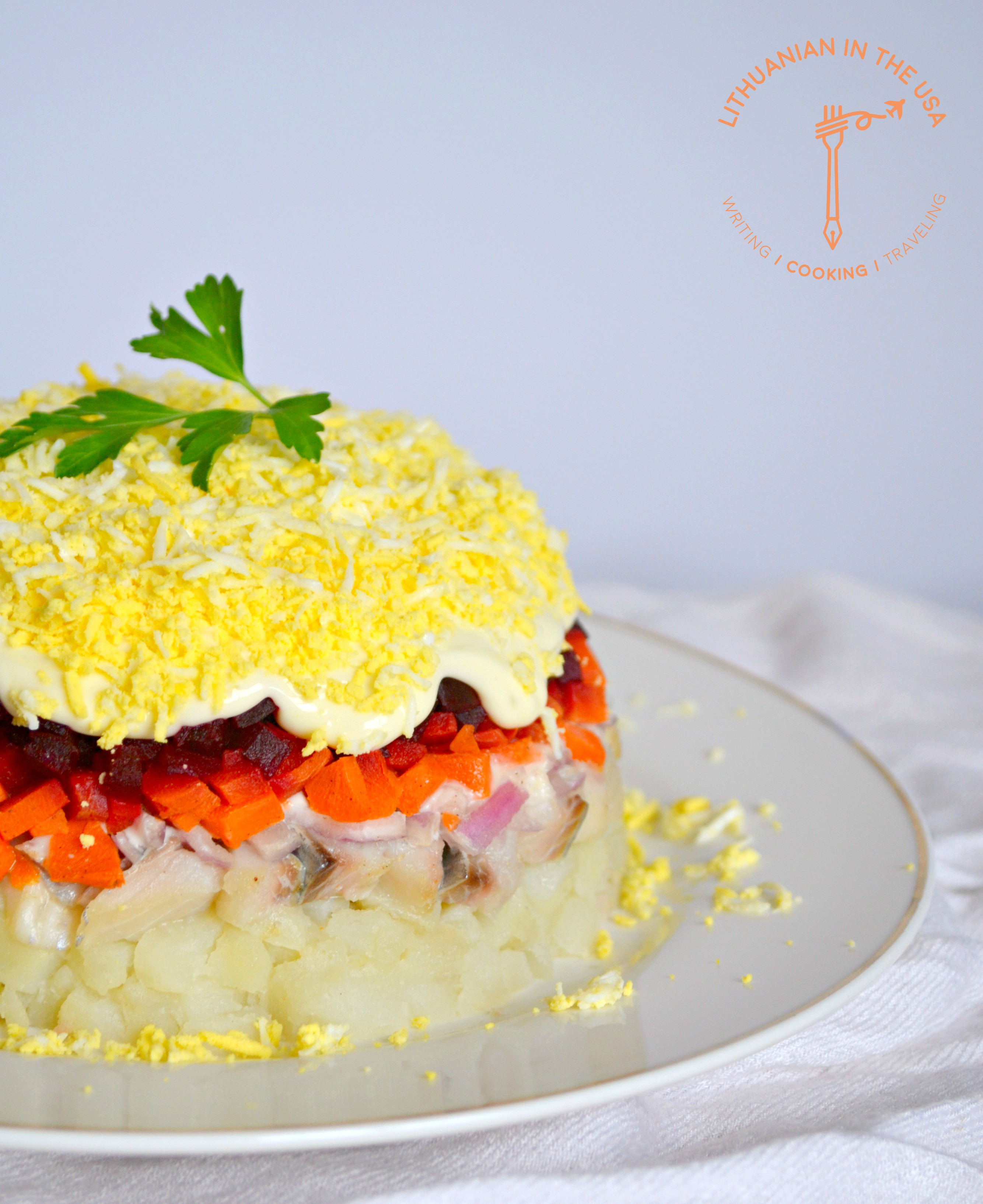 Traditional Dressed Herring / Tradicinė silkė pataluose – Lithuanian in ...