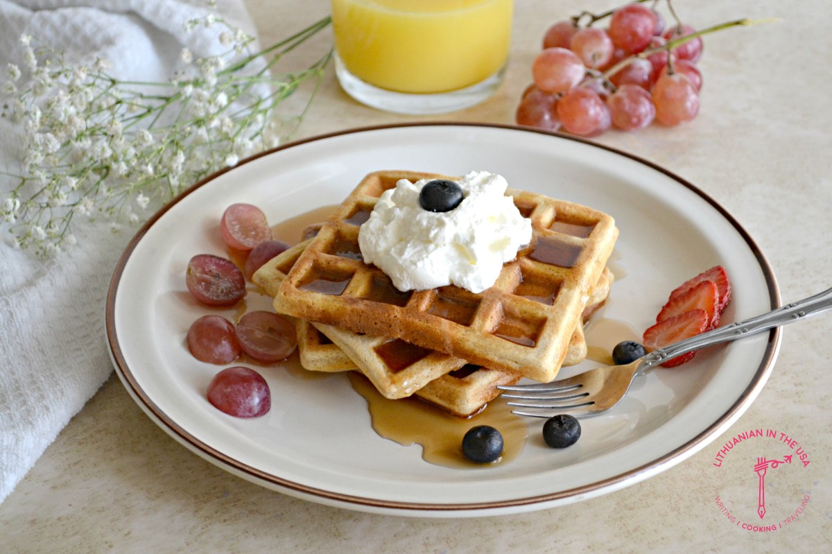 Crispy Belgian Waffles with Whole Wheat Flour / Traškūs belgiški ...