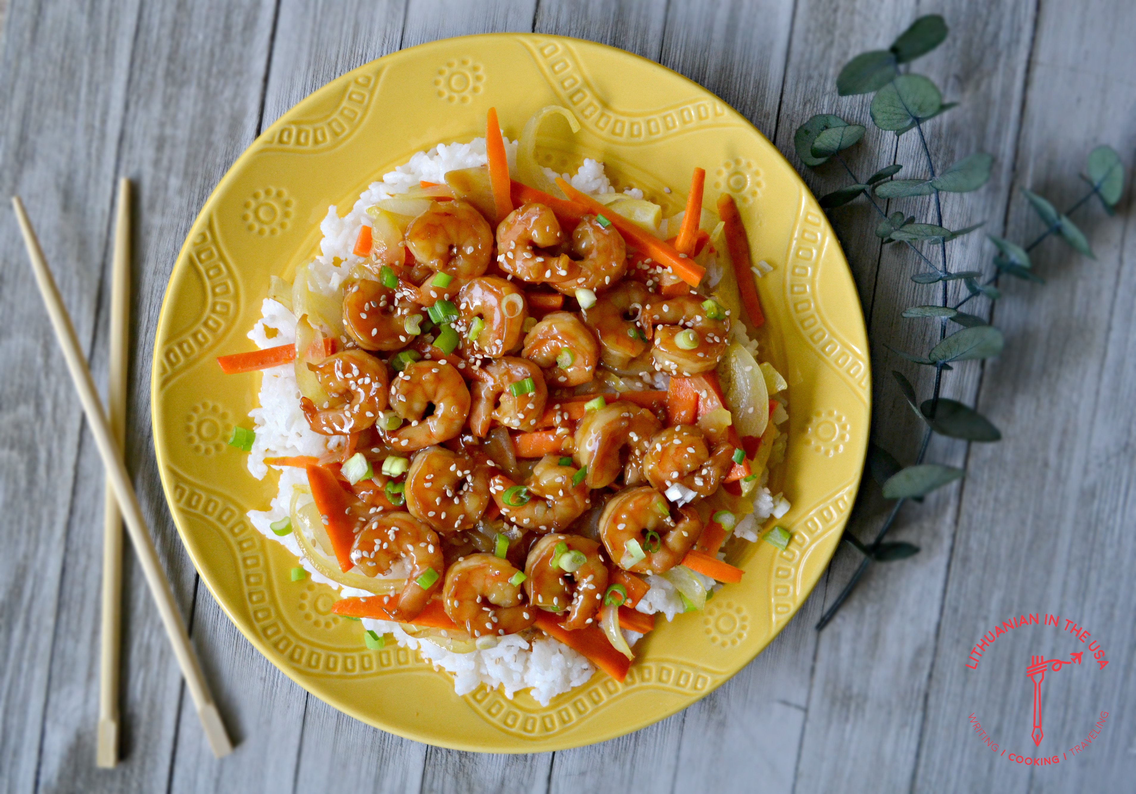 Honey Garlic Shrimp / Krevetės su medaus ir česnakų padažu – Lithuanian ...