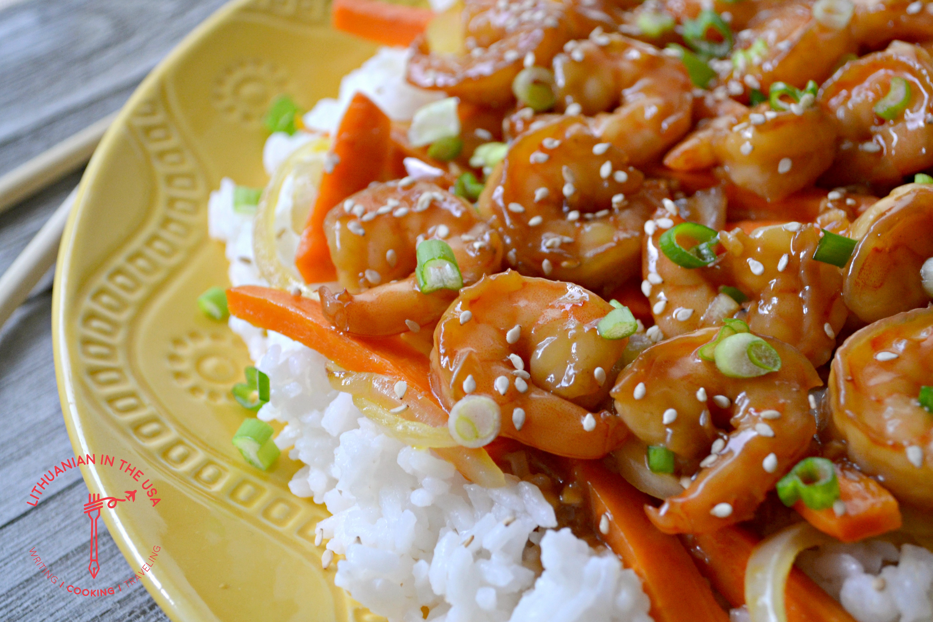 Honey Garlic Shrimp / Krevetės su medaus ir česnakų padažu – Lithuanian ...